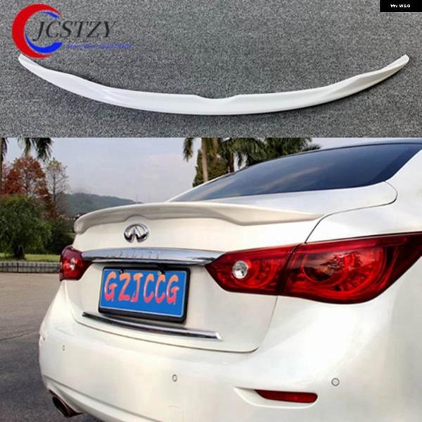 INFINITI Q50 Q50S スポイラー ABS 車用リアウイング プライマーカラー リアスポイラー INFINITI Q50 スポイラー 2013+2017 カスタム パーツ アクセサリーHigh-concerned chemica...