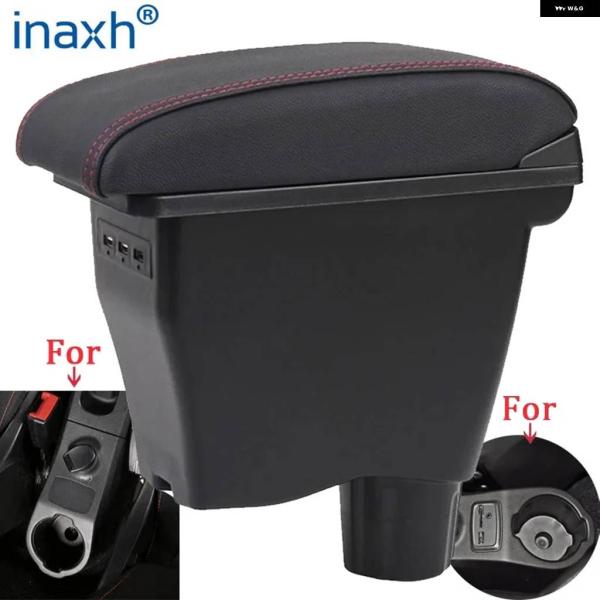 スマート フォーツー アームレスト メルセデス スマート 453 フォーツー フォーフォー 車用 アームレスト ボックス 後付けパーツ 内装 収納 ボックス 2015-2018 カスタム パーツ アクセサリーHigh-concerned c...