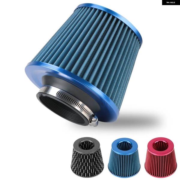スポーツパワーメッシュコーン 76MM カーエア フィルター 3インチ高フローカーインダクションキット コールドエアインテーク フィルター カスタム パーツ アクセサリーHigh-concerned chemical:NoneCountry...