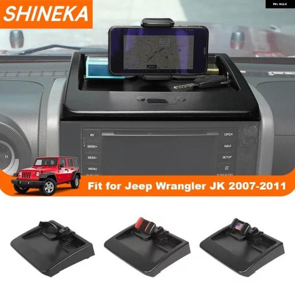 ダッシュボード収納トレイ ナビゲーション フォンホルダーマウント ジープ ラングラー JK 2007 - 11 インテリア カスタム パーツ アクセサリーHIGH-CONCERNED CHEMICAL:NONEORIGIN:MAINLAND...