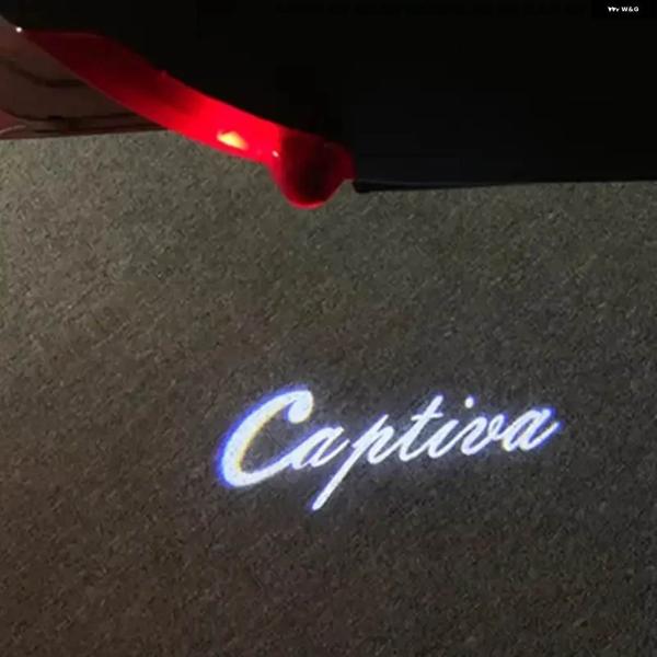 2個 シボレー キャプティバ 2007-2014 - 18 車ドア LED HD プロジェクターライト ウェルカムライト シャドウハザードランプ カスタム パーツ アクセサリーCERTIFICATION:CEVOLTAGE:12 VSPEC...