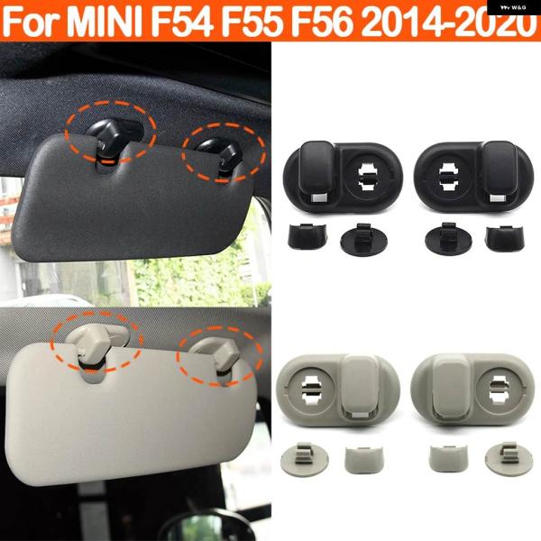 車内ルーフ サンバイザー サンバイザーシールドプレート 固定クリップ バックルフック BMW MINI COOPER ONE JCW F54 F55 F56 カスタム パーツ アクセサリーOTHER PART NUMBER:F54 F55 ...