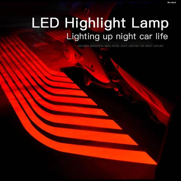 オートバイプロジェクションランプオートバイエンジェルウィングLEDランプモト用LEDテールライトモト用装飾ランプカスタムパーツ カスタム パーツ アクセサリーHIGH-CONCERNED CHEMICAL:NONEWATTAGE:5WORI...