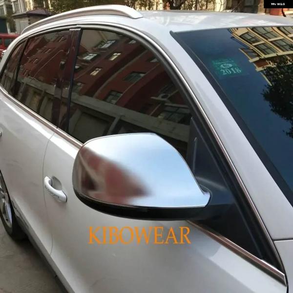KIBOWEAR AUDI Q5 8R Q7 4L SQ5 クローム サイドミラーカバーキャップ 2009 - 16 シルバー マット カスタム パーツ アクセサリーHIGH-CONCERNED CHEMICAL:NONESPECIAL F...