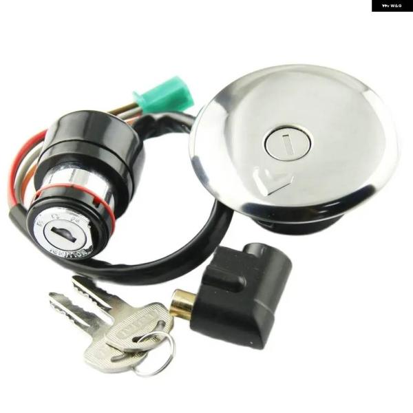 オートバイイグニッションスイッチ 燃料ガスキャップ シートロック キーキット GN125 GN 125 1982 1983 1984-2001 GN125 燃料 タン カスタム パーツ アクセサリーHIGH-CONCERNED CHEMIC...