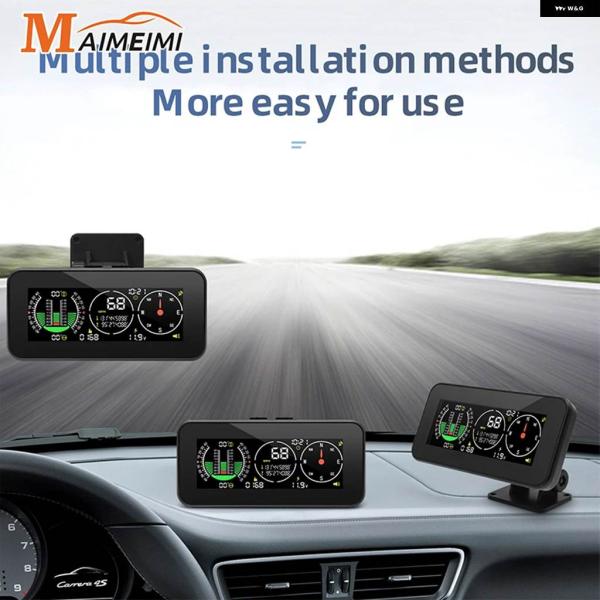 M60 ヘッドアップディスプレイ スピードスロープメーター KMH MPH デジタル GPS 傾斜計 車載 M50 HUD コンパス スピード超過アラーム オフロード カスタム パーツ アクセサリーHIGH-CONCERNED CHEMIC...