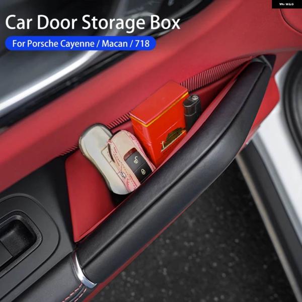 車用ドアハンドル収納ボックス ポルシェ カイエン フロント リアドア アームレスト オーガナイザー キー スマホホルダー 内装 カスタム パーツ アクセサリーTYPE:DOOR STORAGE BARRELORIGIN:MAINLAND C...