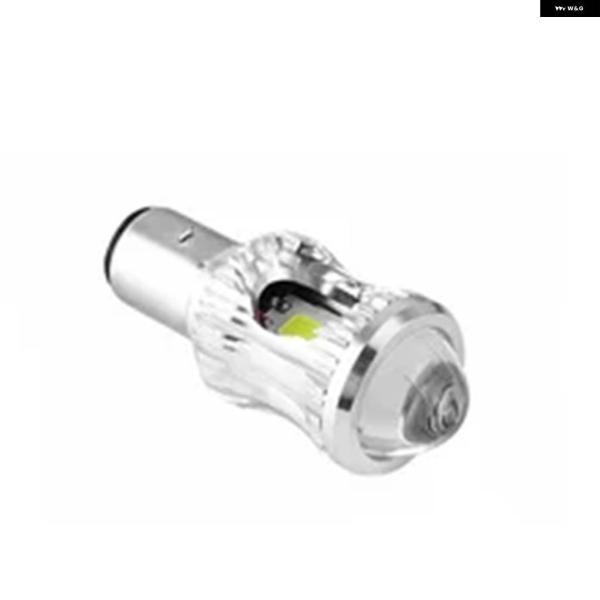 AC DC LEDレンズ バイク用 ヘッドライト H4 BA20D LED モト ハイ/ロービーム LEDスポットライトバルブ P15D スーパーデュアルカラー ホワイト カスタム パーツ アクセサリーITEM TYPE:HEADLIGHT...