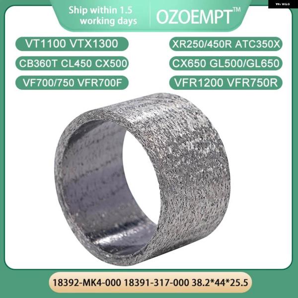 38.2*44*25.5 MM オートバイガスケット マフラー CB360T CL450 CX500/650 GL500/650 VF700/750 VFR700F カスタム パーツ アクセサリーORIGIN:MAINLAND CHINAO...