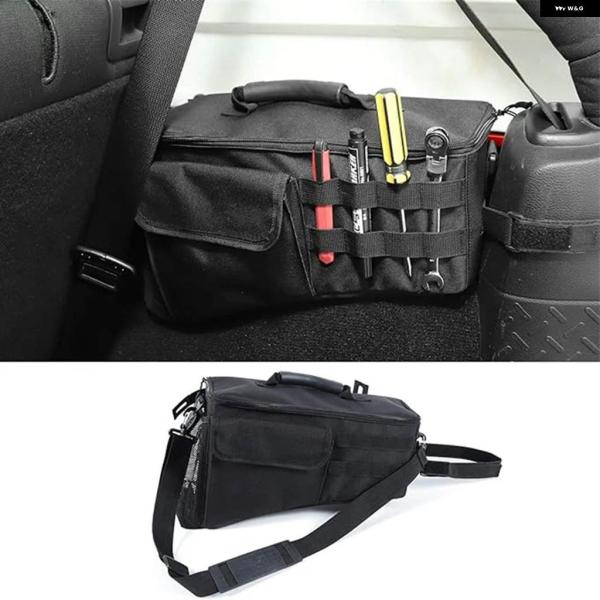 ジープ ラングラー JL グラディエーター JT 4ドア 2018-2023 トランク カーゴオーガナイザー ツールキット 収納バッグ ラゲッジポーチ 車 カスタム パーツ アクセサリーHIGH-CONCERNED CHEMICAL:NON...