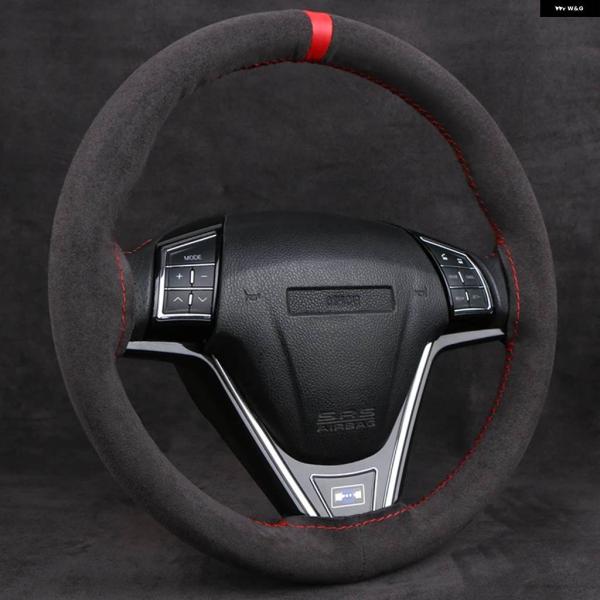 製カーステアリングホイールカバー 15インチ DIYカー ソフト ニードル糸 カスタム パーツ アクセサリーHIGH-CONCERNED CHEMICAL:NONESIZE:MSPECIAL FEATURES:DECORATE CAR IN...