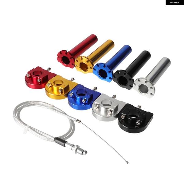 7/8インチ 22MM スロットルグリップ ツイスト クイックアクション ガススロットル セトル ケーブル オートバイ ダートピットバイク 50CC 110CC 125CC カスタム パーツ アクセサリーHIGH-CONCERNED CHE...