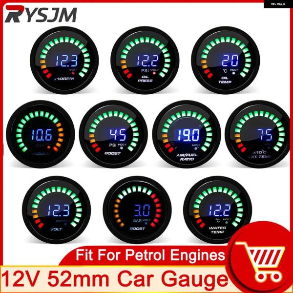 AD 52MM 水温計 20 LED デジタルディスプレイ ブースト計 油圧 油温 電圧計 AFR EGT タコメーター カーゲージ カスタム パーツ アクセサリーHIGH-CONCERNED CHEMICAL:NONEOTHER PART...