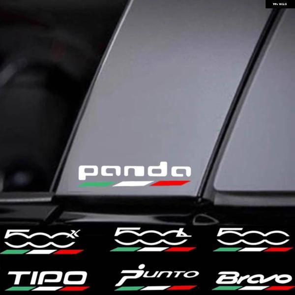 4PCS 車用ボディステッカー フィアット 595 695 500 500E 500L プント ブラボー アルゴ ティーポ パンダ カスタム パーツ アクセサリーCATEGORY:STICKERSTYPE OF STICKER:CAR BO...