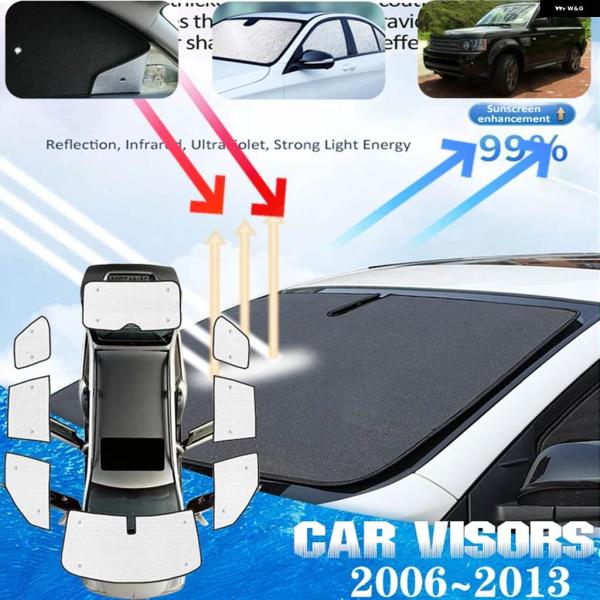 ランドローバー レンジローバー スポーツ L320 2005 ~ 2013 車用 UVカット フロントサンバイザー サンシェード サンバイザーカバー 車用 カスタム パーツ アクセサリーHIGH-CONCERNED CHEMICAL:NON...