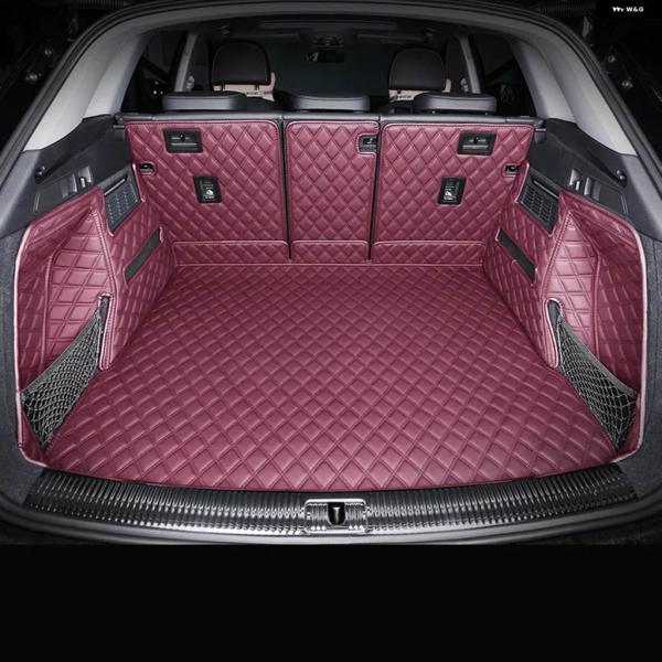 アウディ Q5 2018-2022ベストカー トランク マット ブーツ マット レザーアクセサリー カスタム パーツ アクセサリーTypes of Car Floor Mats:All WeatherPattern:FlowersHigh-...