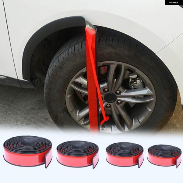 1.5M フェンダー カーホイールアーチ ウィングエクスパンダーアーチ アイブロウ 防止ストリップ マッドガード プロテクター カバー 装飾 カスタム パーツ アクセサリーHigh-concerned chemical:NoneSpecia...