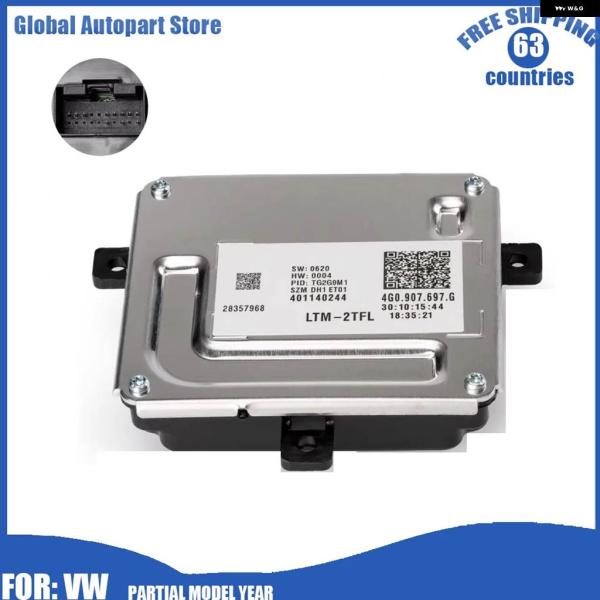 デイタイム ランニングライト LED モジュール ユニット ECU バラスト DRL VW AMAROK CADDY GOLF 7 GOLF SPORTSVAN T5 T6 4G0907697G 4G0.907.697.G カスタム パーツ...