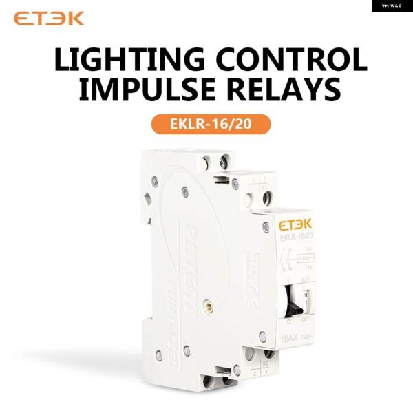 インパルス双安定ラッチング 制御 リレー 1P 2P 16A 1NO 2NO コイル 230V AC 110V DC EKLR カスタム パーツ アクセサリーHigh-concerned chemical:NoneItem Weight:0...