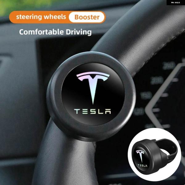 CAR 360 ステアリングホイール カバー スピナーノブ ハンドル ブースター グリップ テスラ コイル ハイランドS X モデル3 サイバー トラック スペースX モデルY用 カスタム パーツ アクセサリーHigh-concerned ...