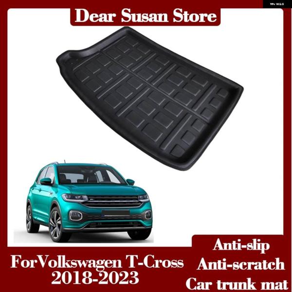 フォルクスワーゲン VW T クロス タイガン LWB 2018~2023 リア トランク マット 防水 マット カーゴエリアカバー ブーツ ラグパーツ カスタム パーツ アクセサリーHigh-concerned chemical:None...