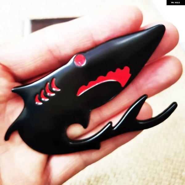SHARK カー ステッカー ラベル 3D 立体スクラッチカバー パーソナライズ ステッカー カーボディ ステッカー カーテールラベル カスタム パーツ アクセサリーHigh-concerned chemical:NoneCategory:...