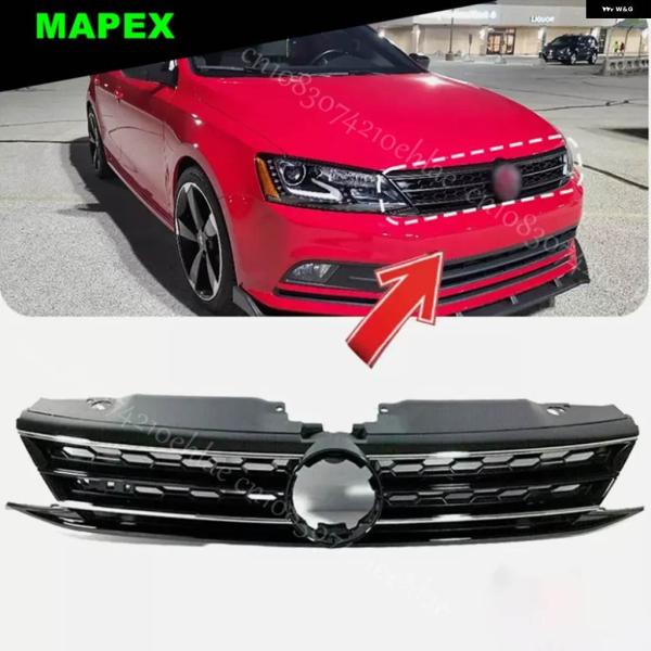 2015 2016 2017 VW フォルクスワーゲン ジェッタ フロント ハニカム グリル レッド トリム カスタム パーツ アクセサリーHigh-concerned chemical:NoneOrigin:Mainland ChinaI...