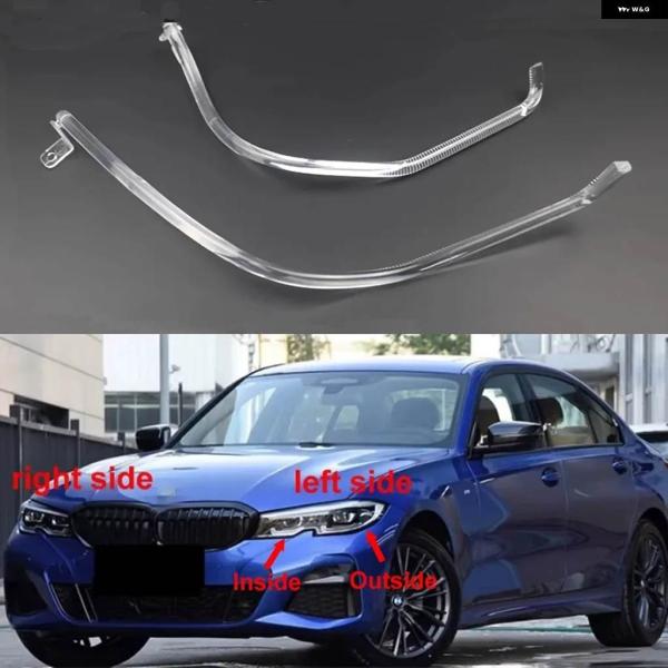 BMW 3シリーズ G20 G28 2020-2022 ローコンフィグレーション ヘッドライト ガイドプレート デイタイム ランニングライト チューブ ランプ バーストリップ カスタム パーツ アクセサリーHigh-concerned ch...