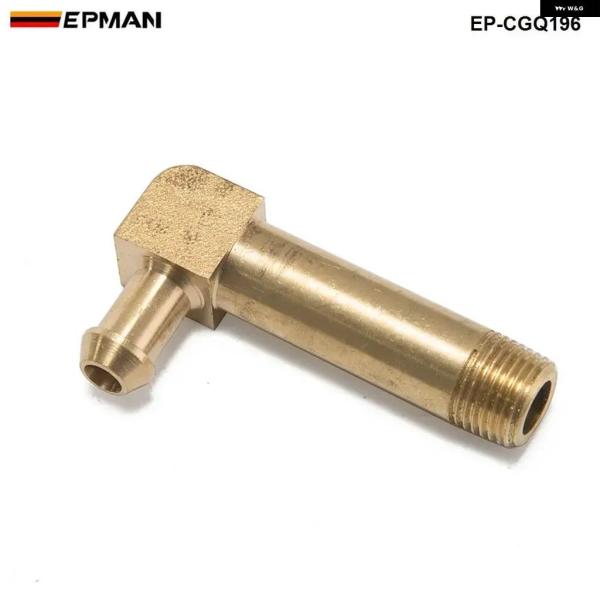 45MMブーストホースバーブ-オスネジエルボ ティング T2/T3ターボ用 1/8インチオスNPT 90度 EP-CGQ196 カスタム パーツ アクセサリーSpecial Features:universalItem Diameter:0...