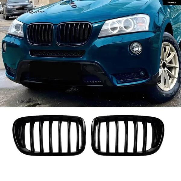 BMW X3 F25 2011-2013用 フロントフード グリル キドニー スタイル シングルライン エアインテーク グリル シングル カスタム パーツ アクセサリーHigh-concerned chemical:NoneMaterial...