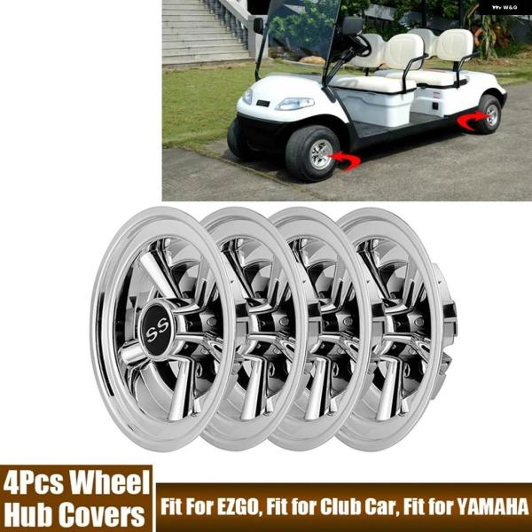 4個セット ホイールハブカバー 8インチ シルバー 車両ハブキャップ EZGOCLUB ヤマハ カスタム パーツ アクセサリーHigh-concerned chemical:NoneCustomization:NoOrigin:Mainla...