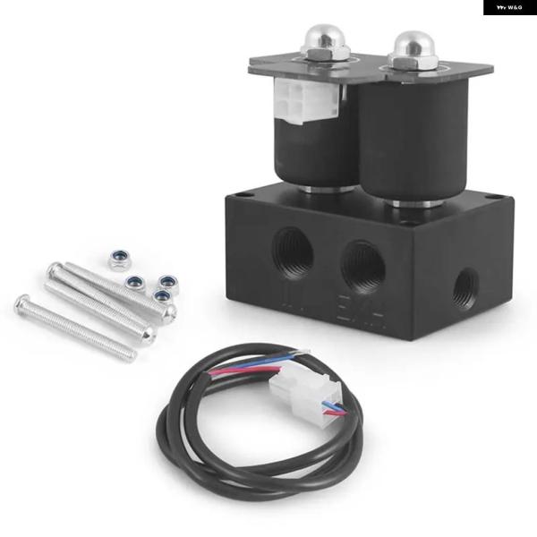 エアサスペンション 12V ソレノイド バルブ マニホールド バルブ エア圧吸収装置 0-200PSIセット カスタム パーツ アクセサリーHigh-concerned chemical:NoneMaterial:MetalOrigin:M...