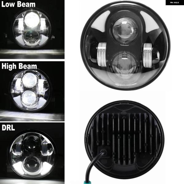5-3/4インチ 5.75インチ LED ヘッドライト プロジェクター エンジェルアイ オートバイ HI/LO ビーム 40W カスタム パーツ アクセサリーHigh-concerned chemical:NoneCar Brand:For...