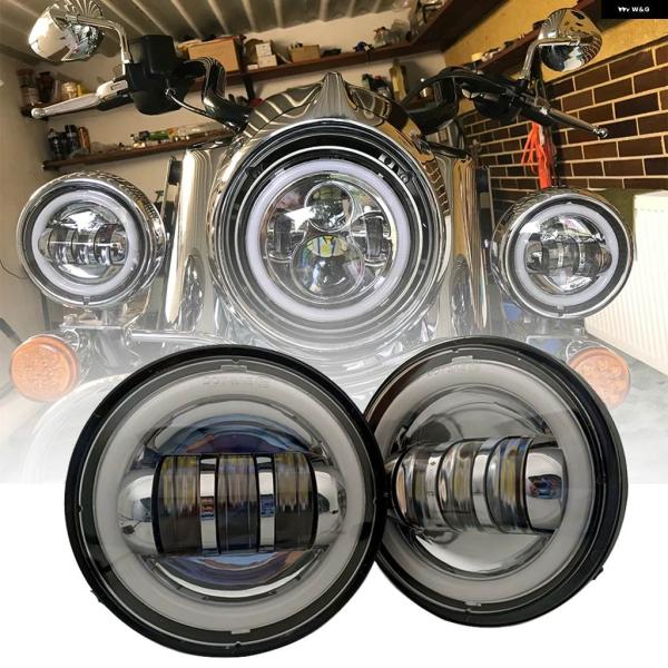 ハーレー ツーリングエレクトラグライド ロードキング 4.5インチ フォグランプ パッシング補助灯 30W LED フォグランプ カスタム パーツ アクセサリーHigh-concerned chemical:NoneWattage:30wB...
