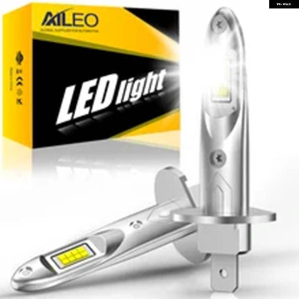 2個 LEDライト H1 H7 16000LM 60W H4 CSP ヘッドライト バルブ 車用 6500K ホワイト ランニング モバイルランプ カスタム パーツ アクセサリーHigh-concerned chemical:NoneCar...