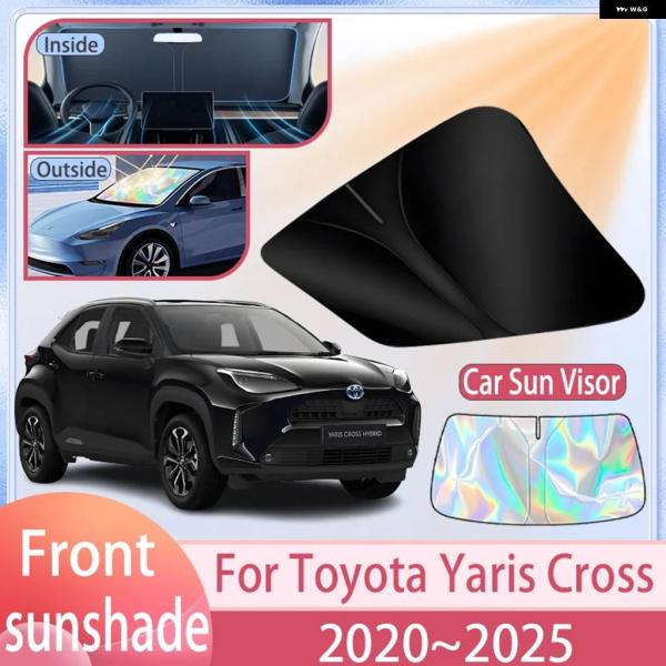 トヨタ ヤリス クロス 2020/2025/2024 フロントガラス サンシェード 紫外線防止カバー カスタム パーツ アクセサリーProduct application scenarios:otherCraft of Weaving:No...