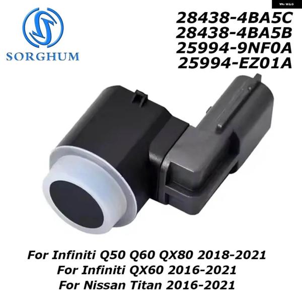 28438-4BA5C 25994-9NF0A INFINITI Q50 Q60 QX60 QX80 2018 - 21 日産 TITAN 2016-2021 PDC パーキング センサー 28438-4BA5B カスタム パーツ アクセサ...
