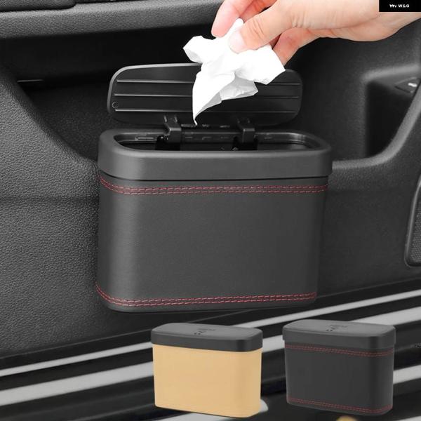 車用押し下げ式 収納 ボックス 車用ゴミ箱 シートバックとドアに掛ける 収納 ボックス 押し下げ式 カスタム パーツ アクセサリーHigh-concerned chemical:NoneStyle:PRESSING TYPEType:Sto...