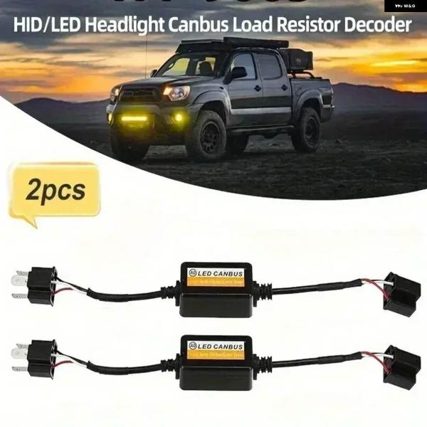 1/4個 H1/H4/H7/H11/9005/9006 LEDデコーダー アンチフリッカー LED CANBUSデコーダー 故障除去アクセサリー カスタム パーツ アクセサリーHigh-concerned chemical:NoneOrig...