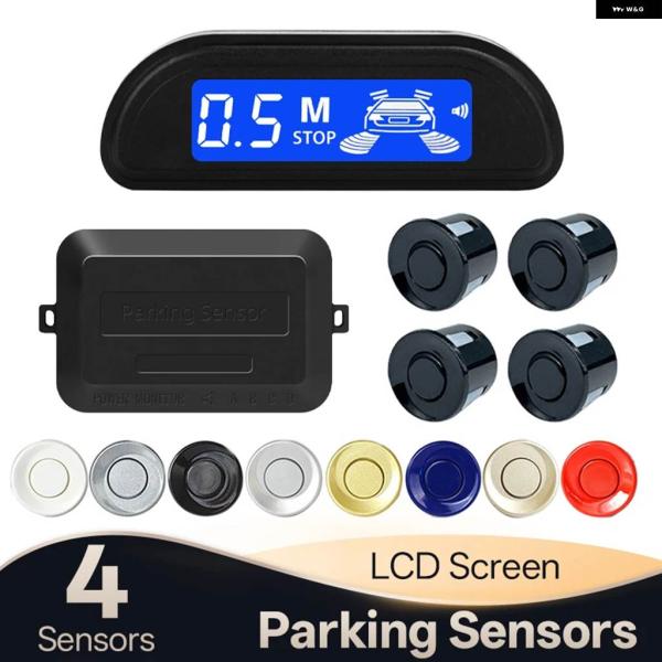 カー パーキング センサー システム 22MM リバースバックアップドライバーアシスト 4プローブ パークトロニックモニター ディスプレイ キット カスタム パーツ アクセサリーHigh-concerned chemical:NoneOSD...