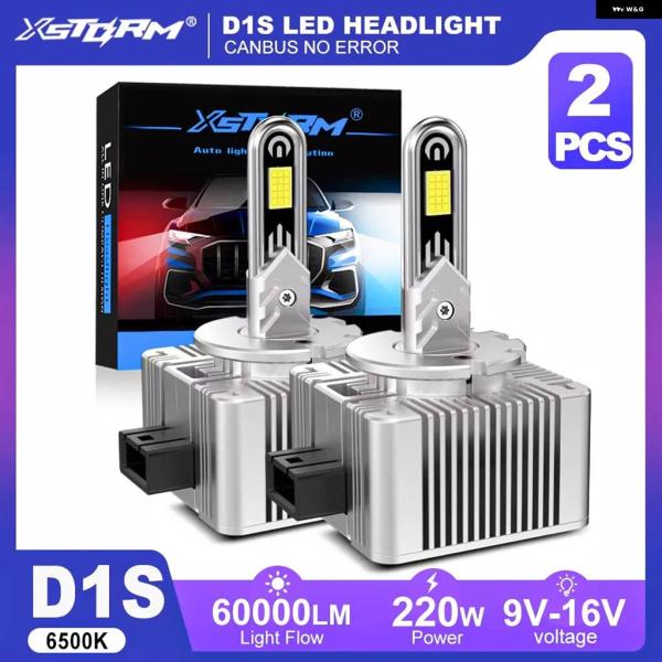 D1S D3S LEDライト キセノン HIDキット D2S D4S LED ヘッドライト CANBUS 220W 60000LM 車用ライト バルブ ターボランプ プラグプレイ 6500K カスタム パーツ アクセサリーHigh-conc...