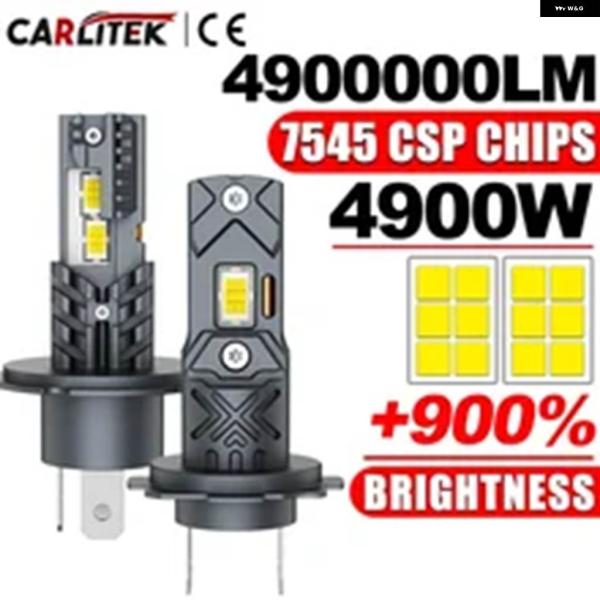 4900000LM H4 LED ヘッドライト バルブ CANBUS H7 H8 H11 H1 LED 7545 CSP ハイ/ロービーム HB3 HB4 9005 9006 9012 車用ライト ダイオードランプ カスタム パーツ アクセ...