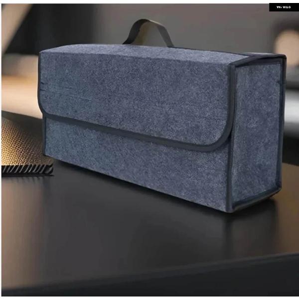 トランク ソフト オーガナイザー フェルト製 収納 ボックス 大型滑り止めコンパートメント トランク 収納 オーガナイザー ツールカー 収納 バッグ カスタム パーツ アクセサリーHigh-concerned chemical:NoneTy...