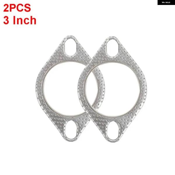 2個 超密閉型排気ガスケット 2穴 2/2.5/3インチ排気ダウン パイプ ガスケット 排気フランジガスケット カスタム パーツ アクセサリーHigh-concerned chemical:NoneOrigin:Mainland China...