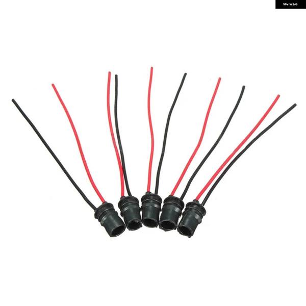 1/5個 T10 W5W 147 LED 車用ウェッジライト バルブ ソケットコネクター ホルダー LEDランプ バルブ ベース ホルダー カーパーツ カスタム パーツ アクセサリーHigh-concerned chemical:NoneS...