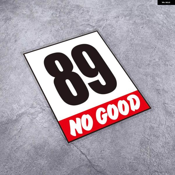 ステッカー NO GOOD RACING 89番 カスタム ステッカー アップリケ ドア ウィンドウ ボディ デカール カスタム パーツ アクセサリーHigh-concerned chemical:NoneCategory:Stickers...