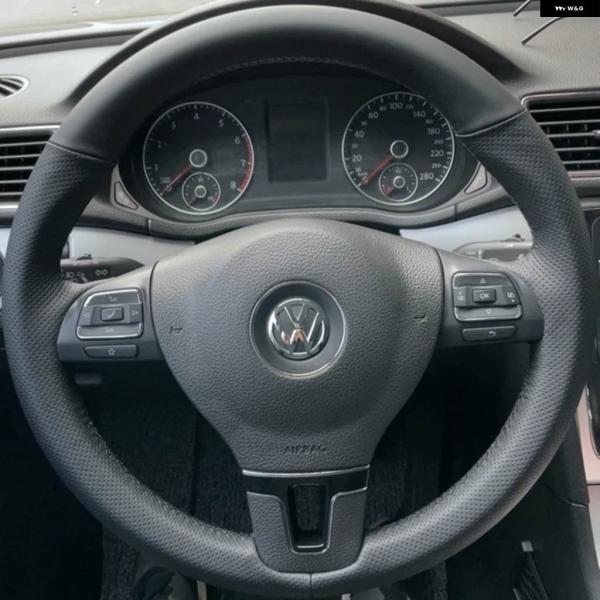フォルクスワーゲン VW GOL TIGUAN PASSAT B7 PASSAT CC TOUR DIY 製カーハンドルカバー カスタム パーツ アクセサリーSize:26*16*6Special Features:Protect stee...