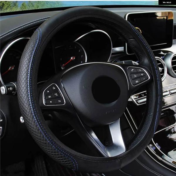 ステアリングホイール カバー ブレード ステアリングホイール カバー トヨタ カローラ BMW E90 マツダ 3 BK スバル フォレスター カスタム パーツ アクセサリーHigh-concerned chemical:NoneSize:...