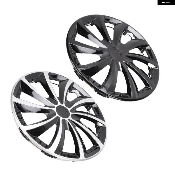 4個 14インチ ホイールハブキャップ フルプロテクション 外観 R14 ホイールリムカバー 乗用車 トラック SUV カスタム パーツ アクセサリーHigh-concerned chemical:NoneCustomization:NoO...