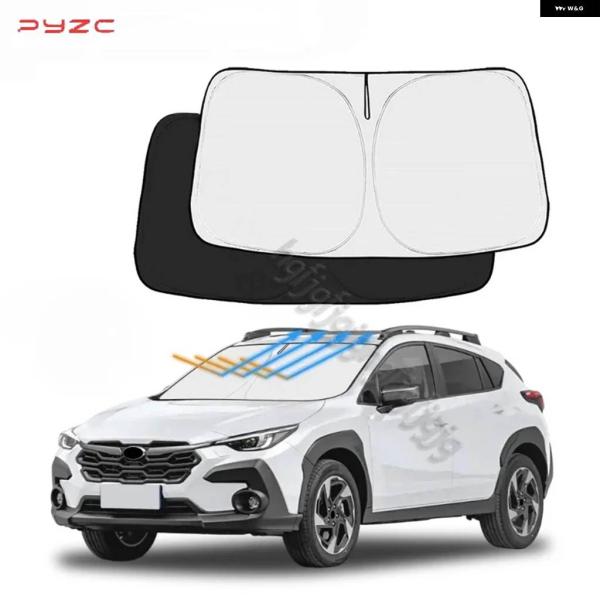 スバル クロストレック 2022 - 25 車用 フロントガラス サンカバー フロントウィンドウサンバイザー インテリア UVプロテクション カスタム パーツ アクセサリーProduct application scenarios:othe...